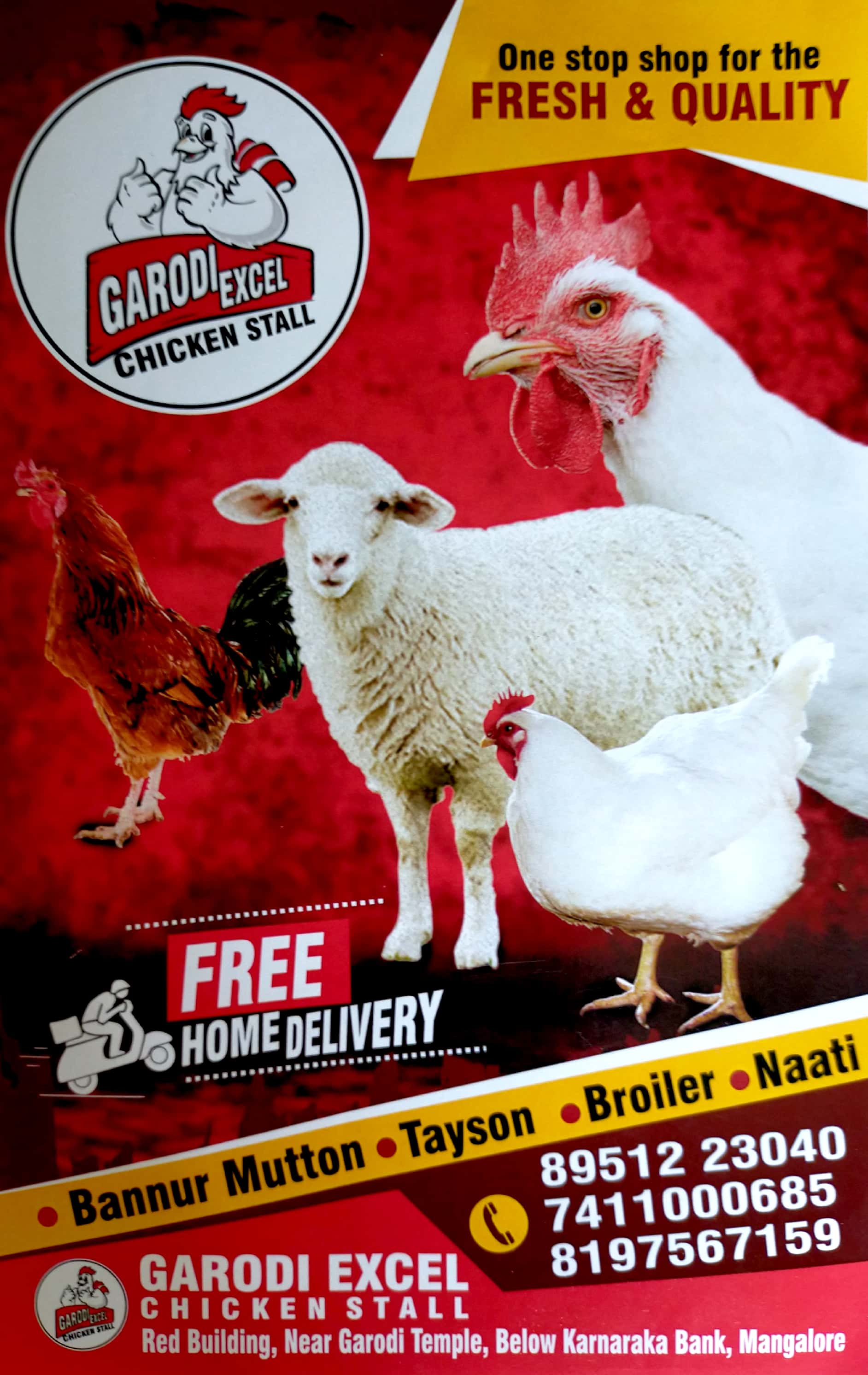 Garodi Excel Chicken Shop Stall In Mangalore Garodi- Hello Mangaluru