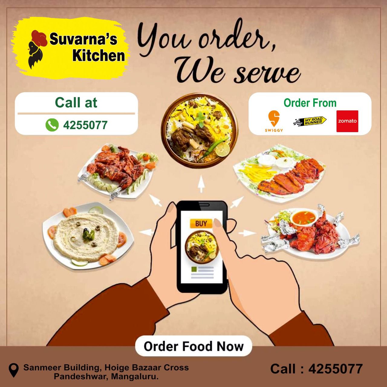 Suvarna's Kitchen In Mangalore Pandeshwara- Hello Mangaluru