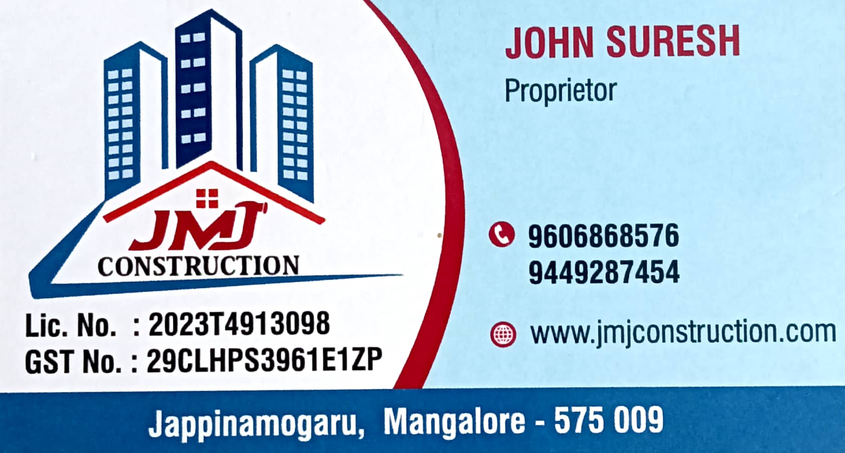 JMJ Construction In Mangalore Jeppinamogaru- Hello Mangaluru